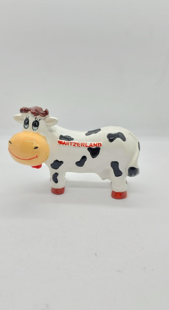 PORCELAINE COW – Swiss Souvenirs and Watches