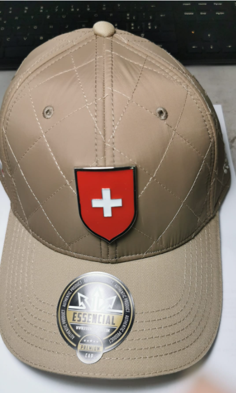 CUP SWISS FLORAL CURVED KHAKY WITH RED FLAG – Swiss Souvenirs and Watches