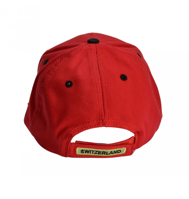 BASEBALL CAP SWISS RED – Swiss Souvenirs and Watches