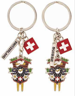KEYRING CUCKOO CLOCK- – Swiss Souvenirs and Watches