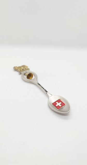DECORATIVE SPOON - SWITZERLAND FLAG COW & BELL – Swiss Souvenirs and ...