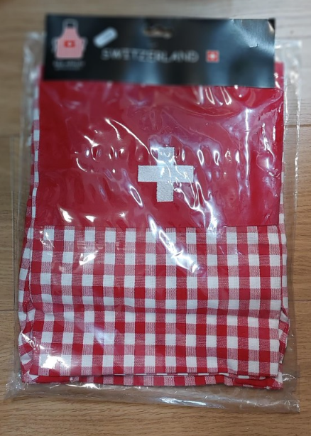 COOKING APRON - SWITZERLAND FLAG – Swiss Souvenirs and Watches