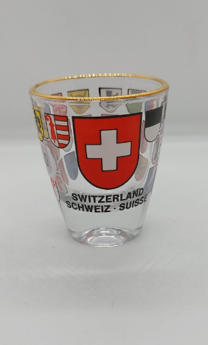 SHOT GLASS - SWITZERLAND – Swiss Souvenirs and Watches
